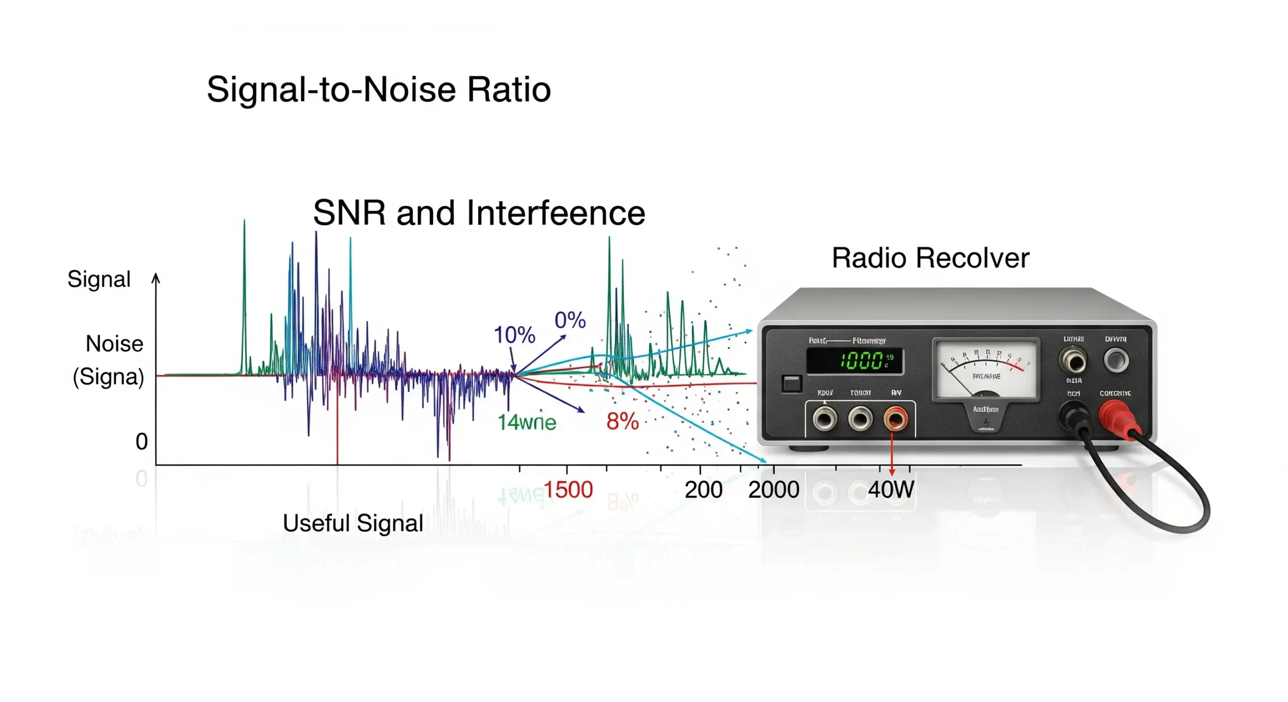 Rapport Signal-sur-Bruit (SNR) et Interférence - Exercice corrigé
